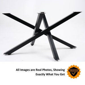 Heavy Duty Cross Table Legs , Industrial Cross Table Base, Luxury ...