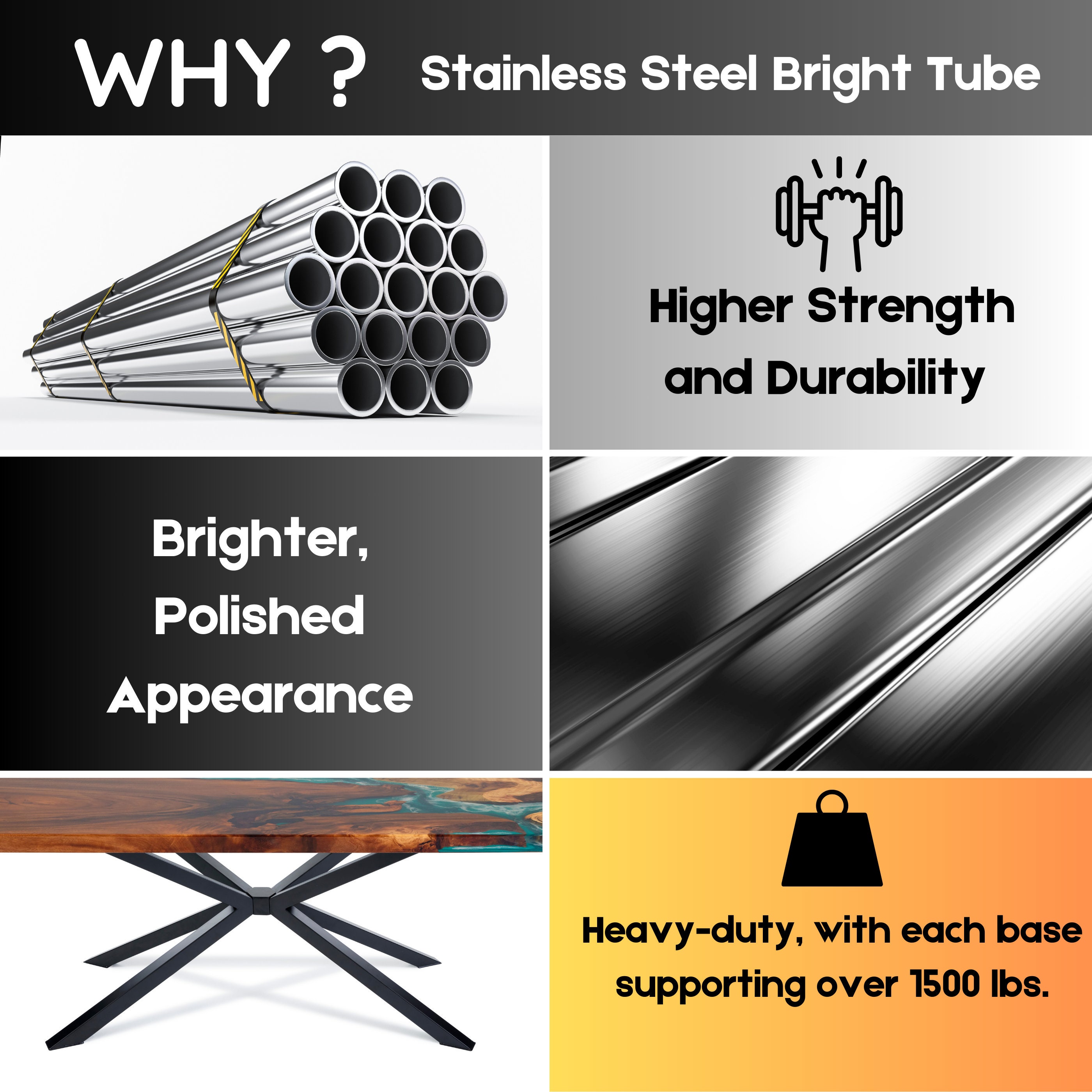 Heavy Duty Cross Table Legs , Industrial Cross Table Base, Luxury ...