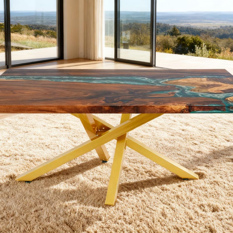 Spider Leg Table Gold - Etsy