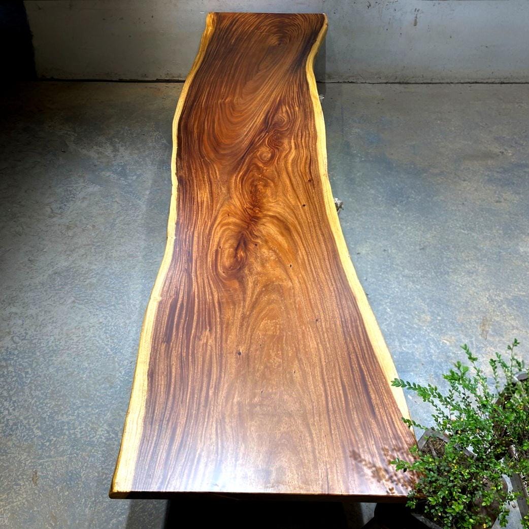 Big SALE! 14ft Extra Long Live Edge Slab, Extra Long Conference Table ...