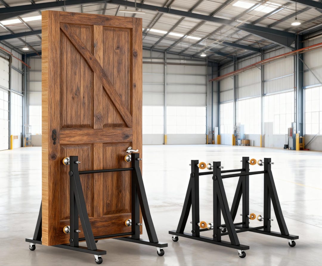 Heavy-duty Display Rack for Slabs & Doors | Industrial-grade Stand for ...