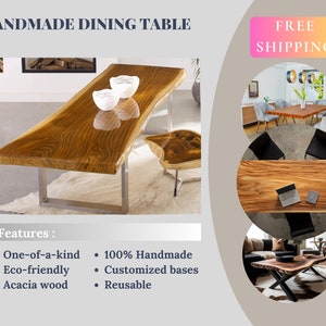 Big SALE! 14ft Extra Long Live Edge Slab, Extra Long Conference Table ...