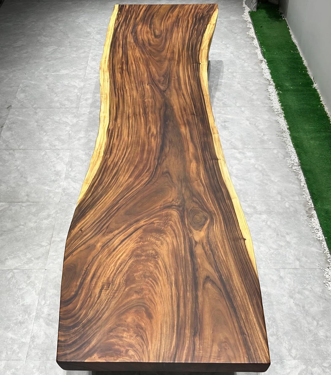 Big SALE! 14ft Extra Long Live Edge Slab, Extra Long Conference Table ...