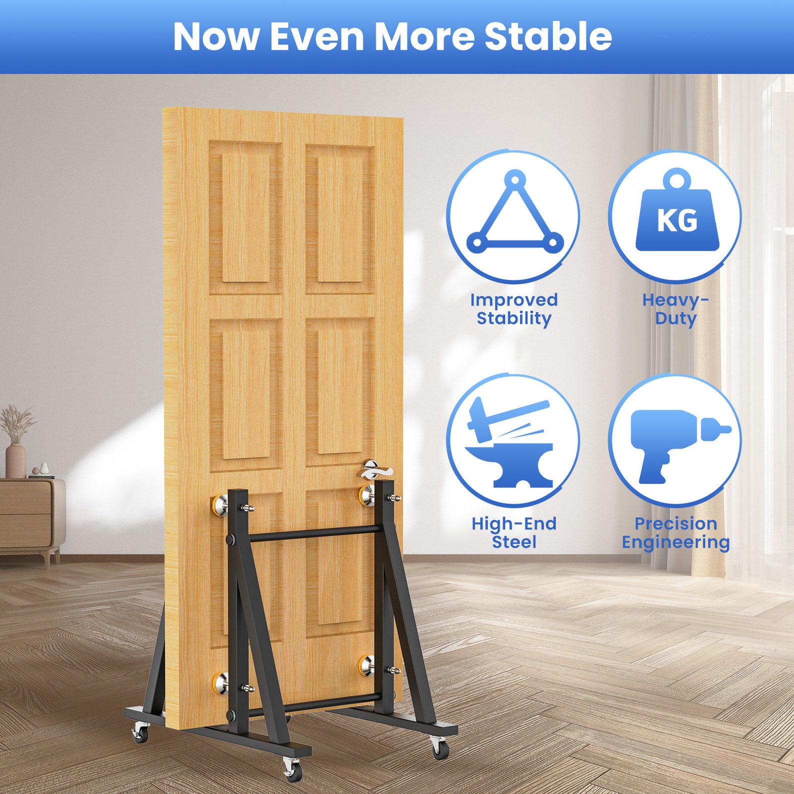 Heavy-duty Display Rack for Slabs & Doors | Industrial-grade Stand for ...