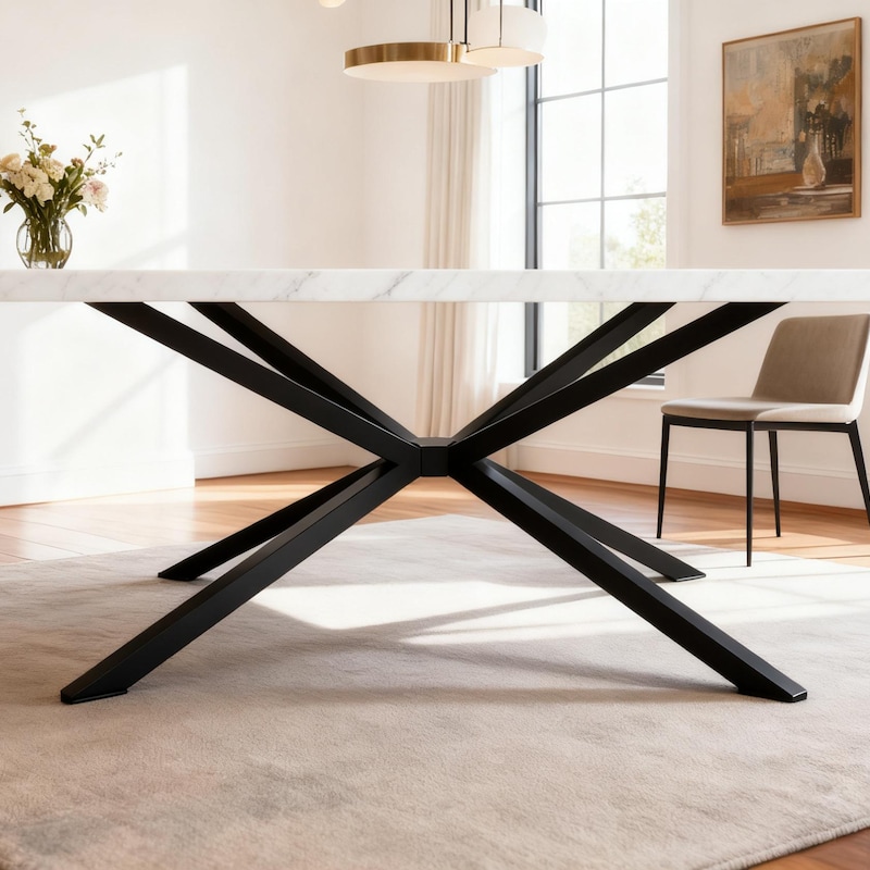 Dining Table Stone Oval - Etsy