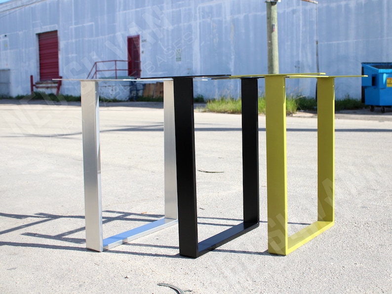 Rustic/ Artisinal "u" Table Legs(2pc),heavy-duty Table Legs, U-shaped ...