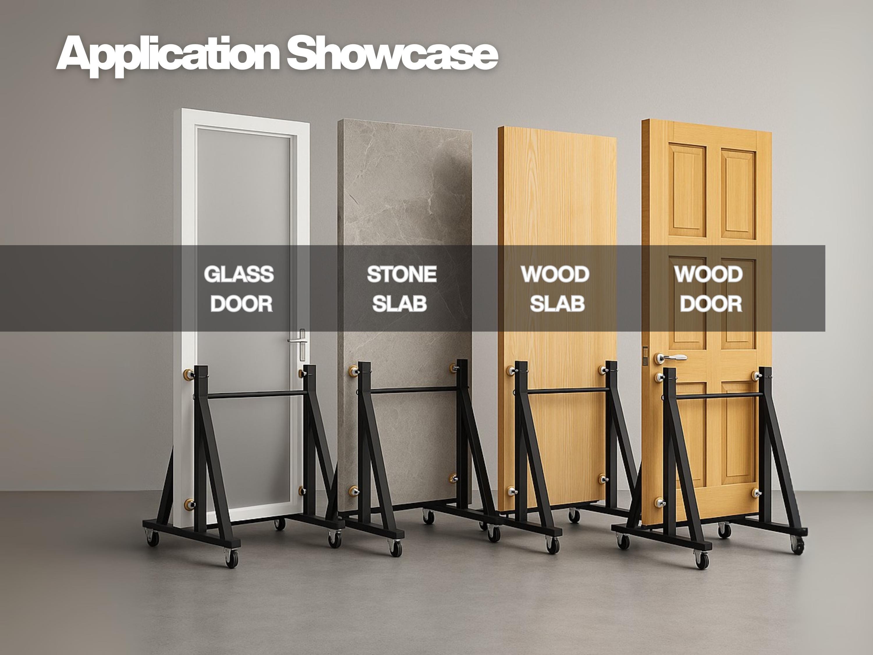 Heavy-duty Display Rack for Slabs & Doors | Industrial-grade Stand for ...