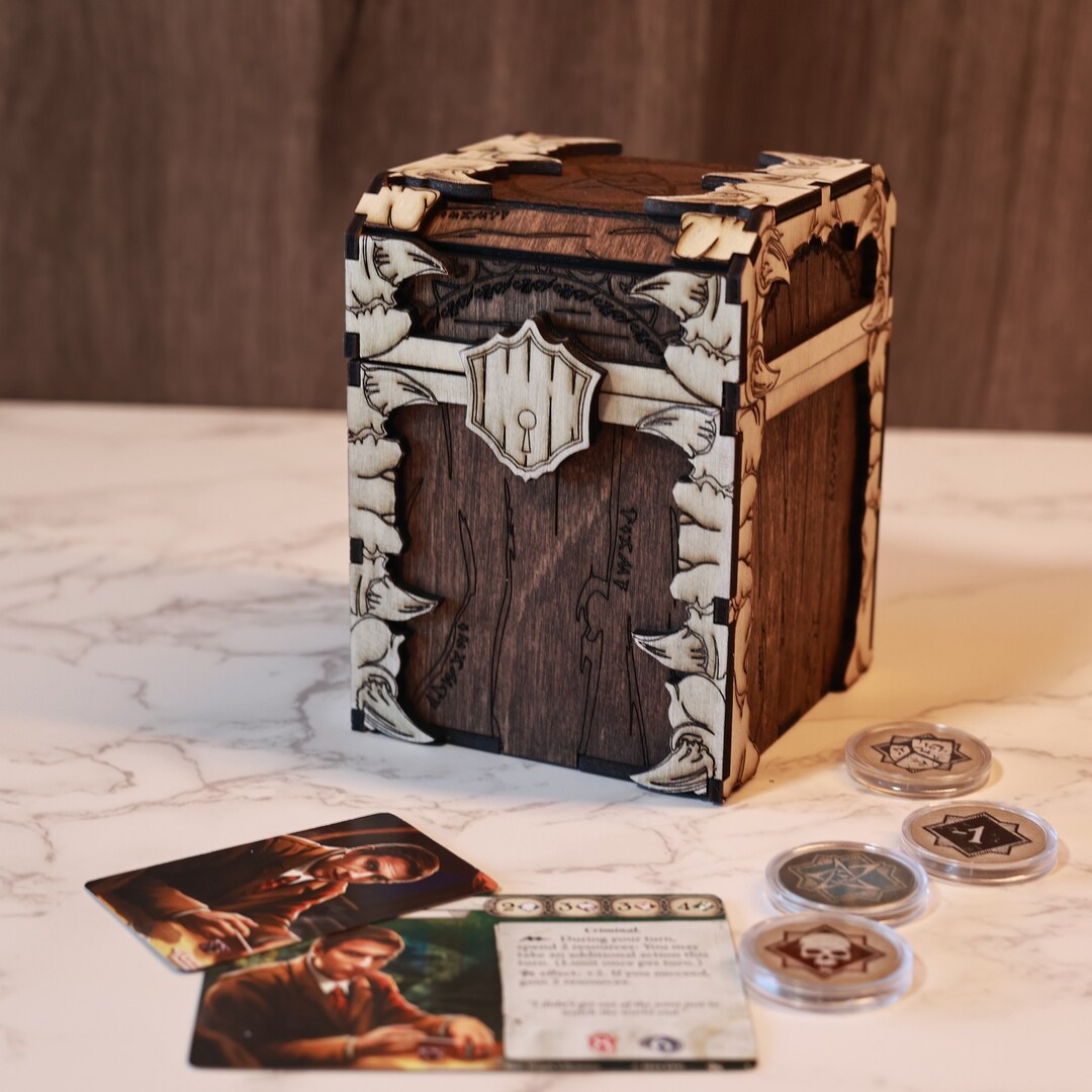 Custom Monster Card Deck Box MTG Deck Box Commander Deck Box Deck Box for LCG Tarot Deck Box ...