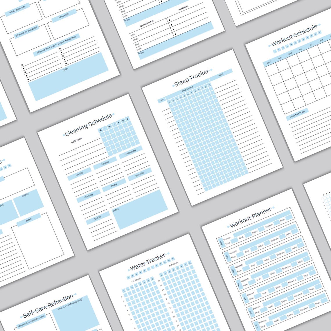 Printable Simple Planner, Planner for Organization & Productivity in ...