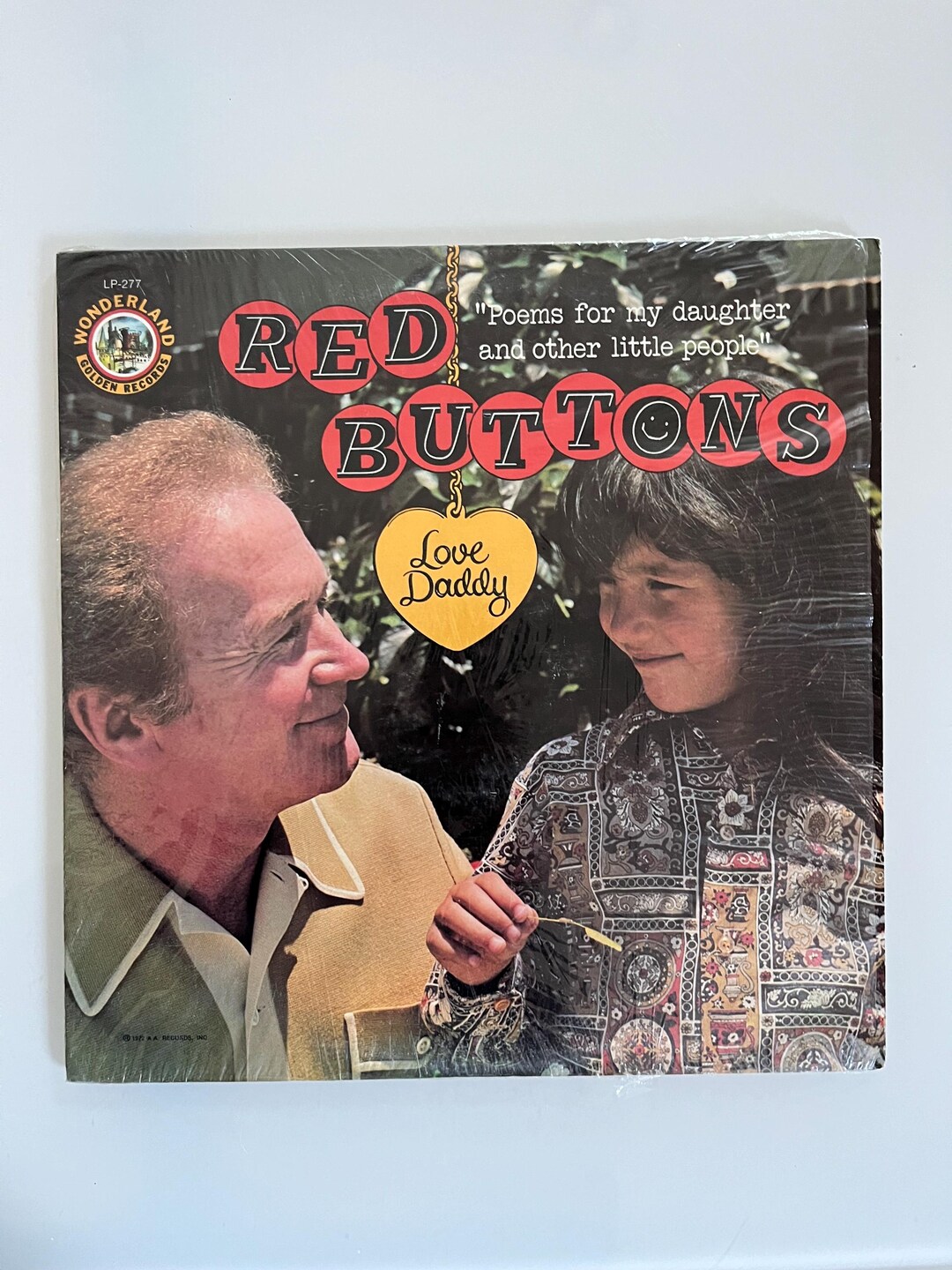 Red Buttons Rare LP Love Daddy 1972 Poems - Etsy
