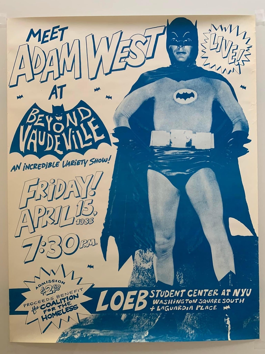 VERY RARE Large Vintage Beyond Vaudeville Live Show Poster - Etsy