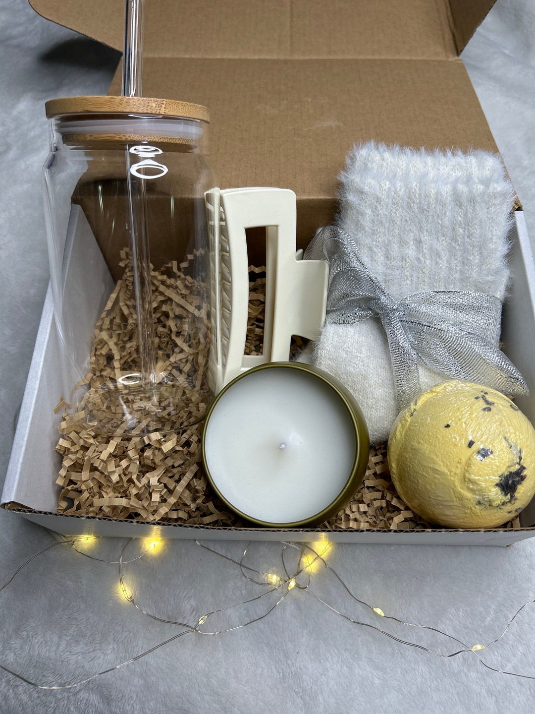 Hello Relaxation Gift Box for Women, Hygge Gift Box, Self Care Gift Box ...