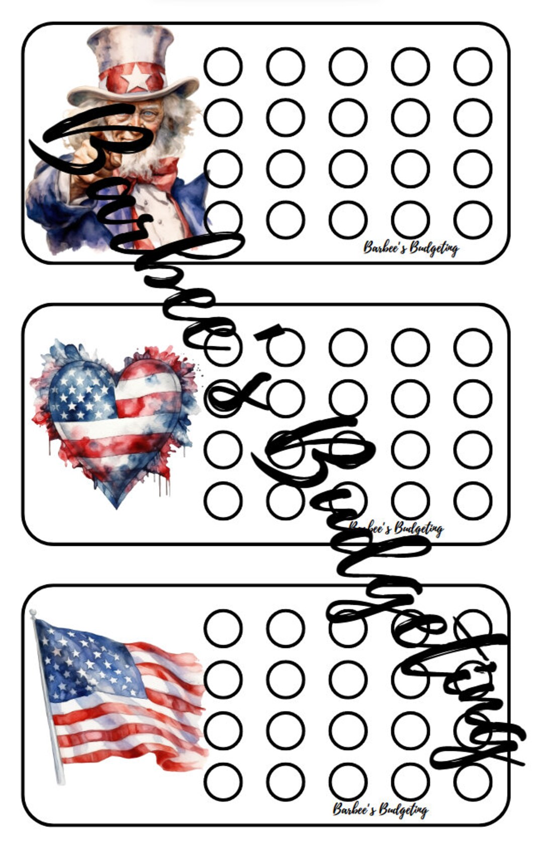 Mini 4th of July Roll the Dice - Etsy