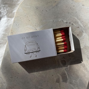 Custom Wedding Match Box, Party Wedding Favour. the Perfect Match ...
