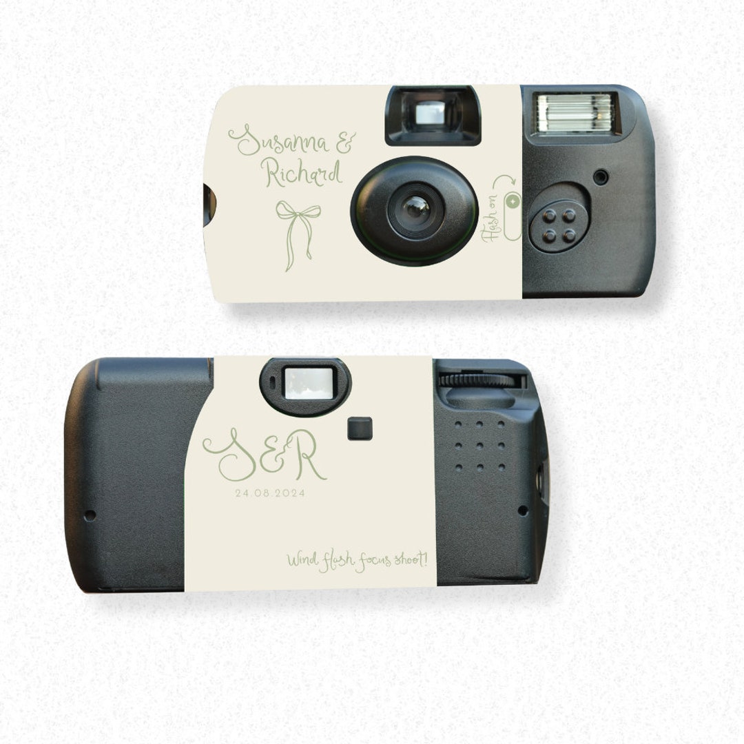 2 X Fuji Film Quicksnap Disposable Camera Wrap Cover Stickers Hand ...