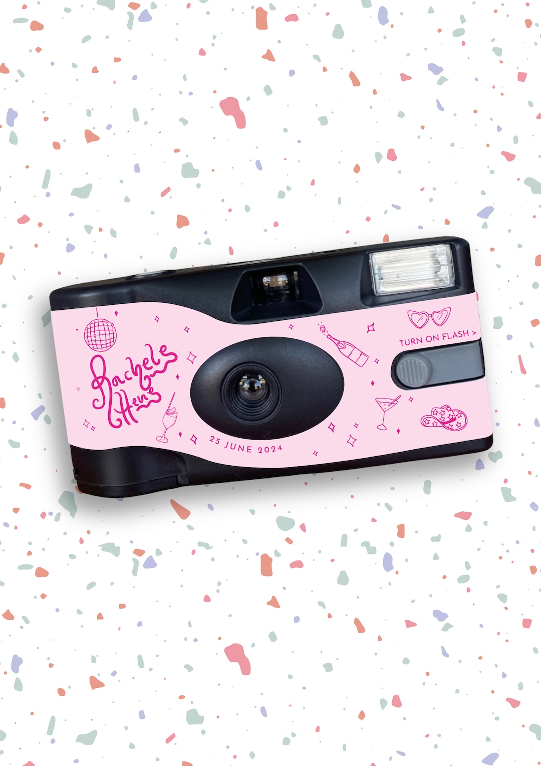 2 X Polaroid Fun Shooter 1 Shot Camera Wrap for Disposable Camera, Hens ...