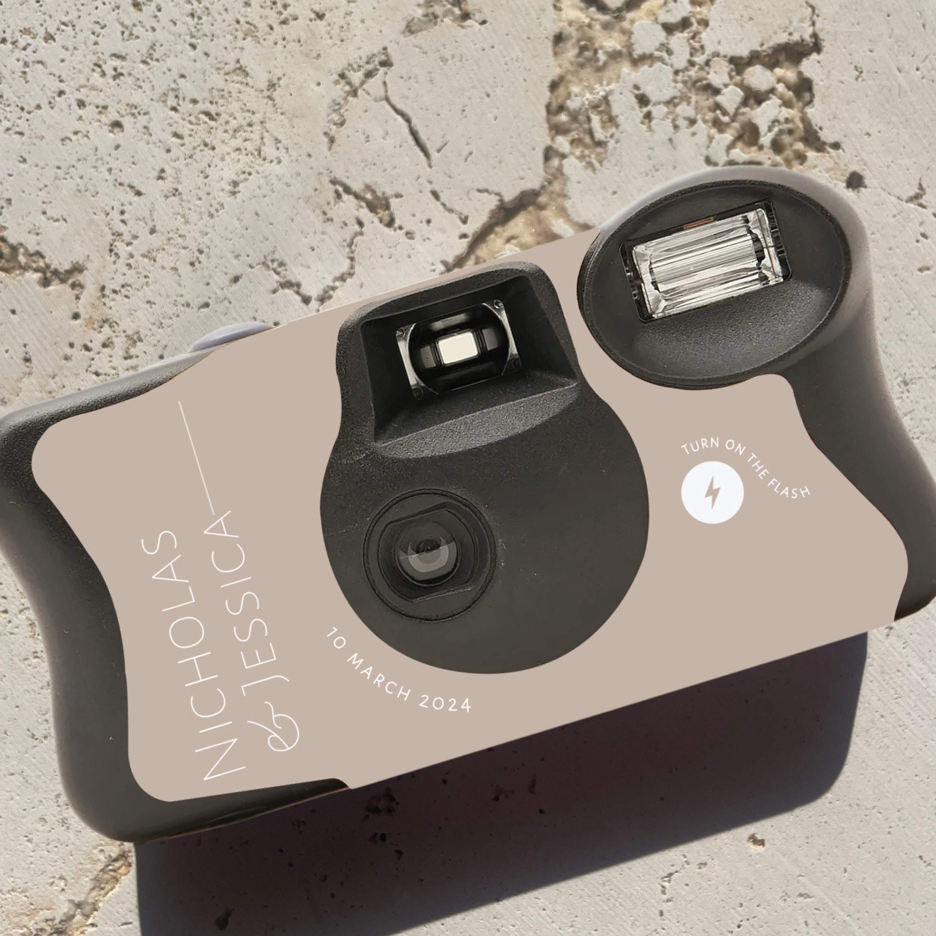 Kodak Disposable Camera Wrap Sticker Light Brown Wedding 2 X - Etsy