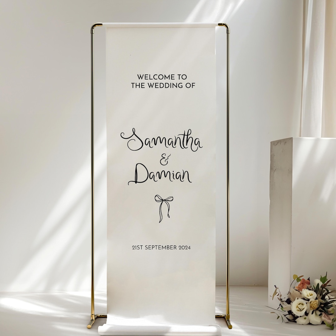 Linen Sign, Iron on Sign, Welcome Sign, Diy Sign, Welcome to Our ...