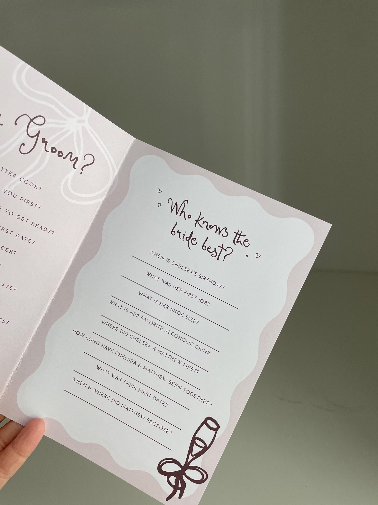 Hens Party, Pink and Maroon, Bachelorette Game Booklet, Menu, Hens ...