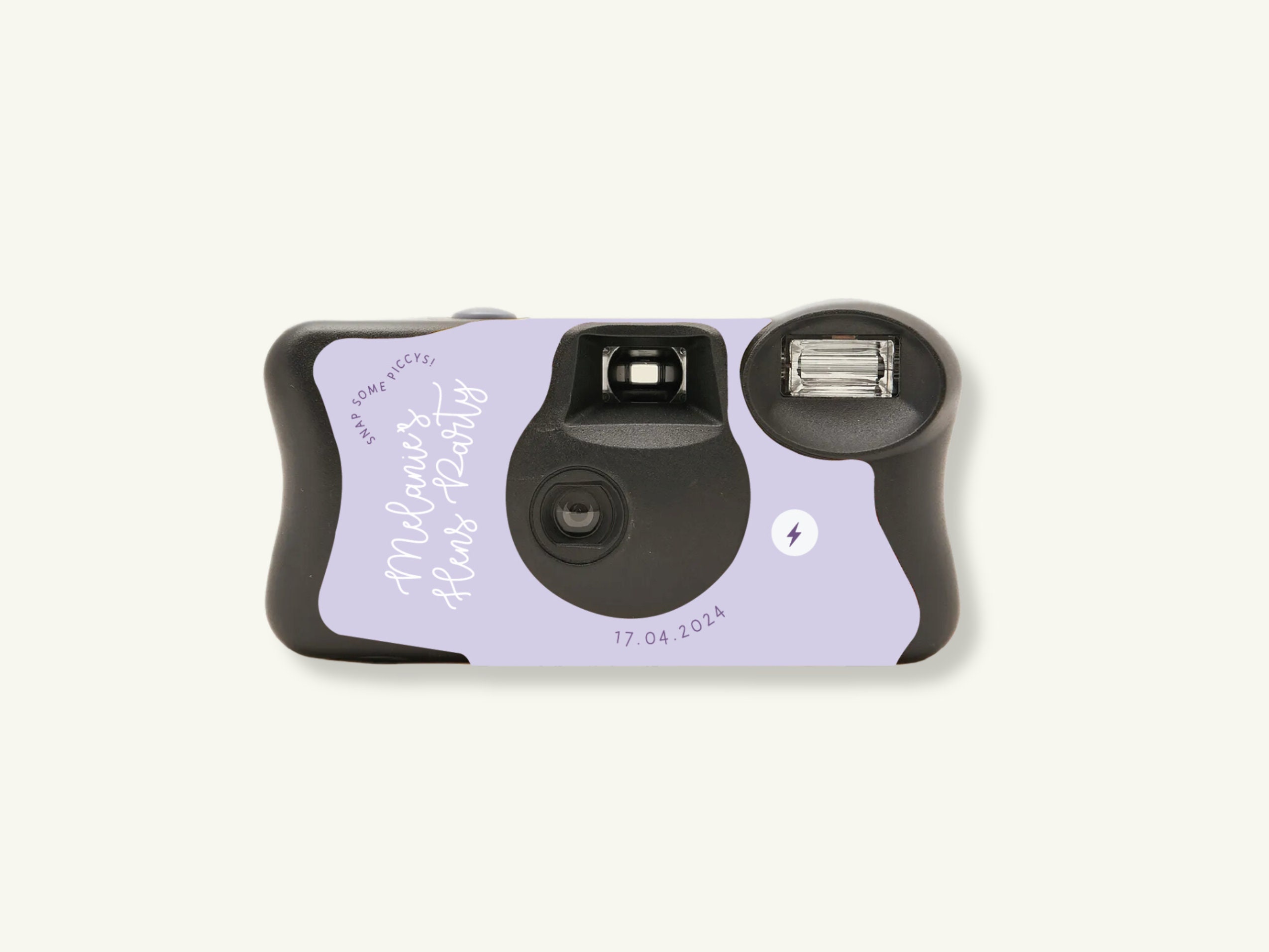 2 X Kodak Disposable Camera Wrap Cover, Purple Hens Party Squiggly - Etsy