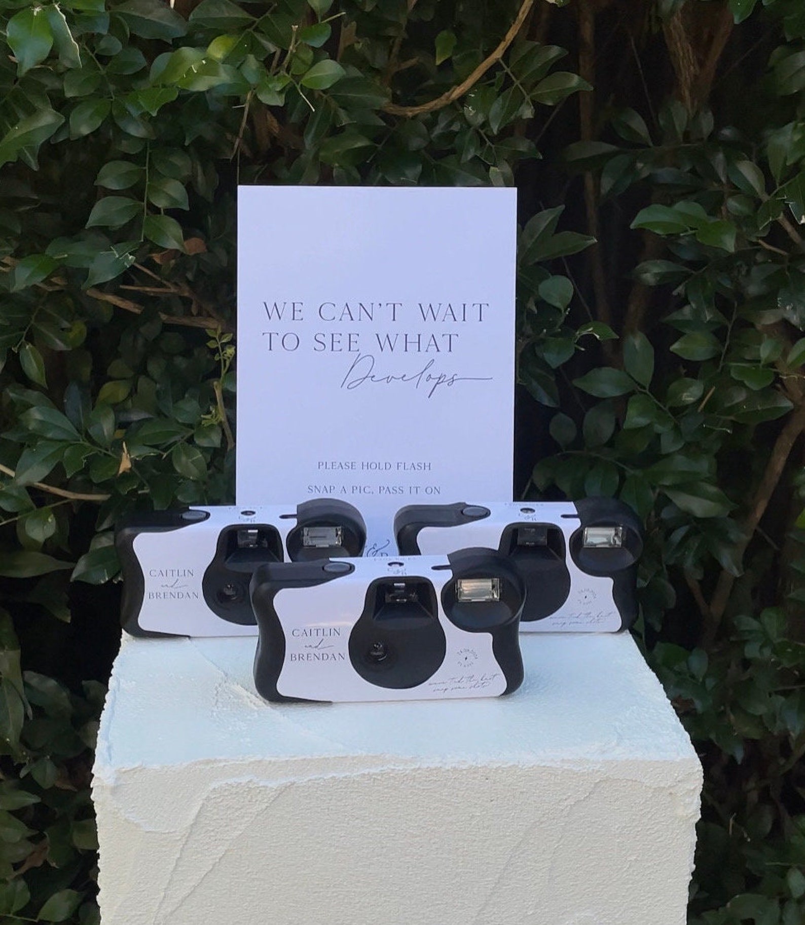 2 X Kodak Disposable Camera Wrap Cover Minimal Style Black and White ...