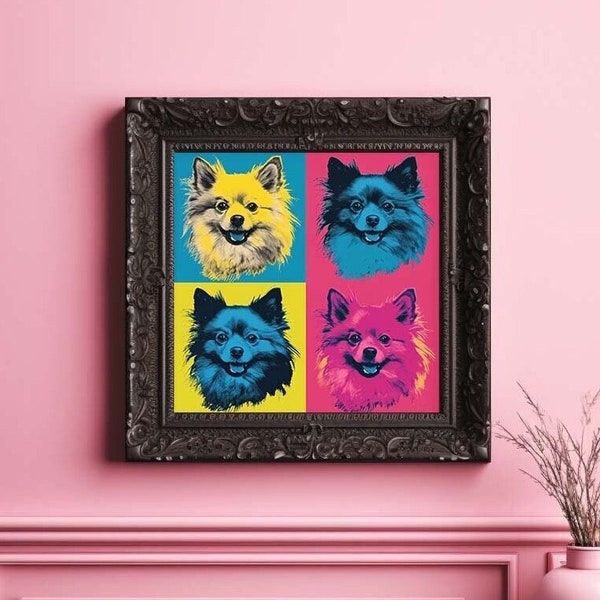 Andy Warhol Dog Art - Etsy