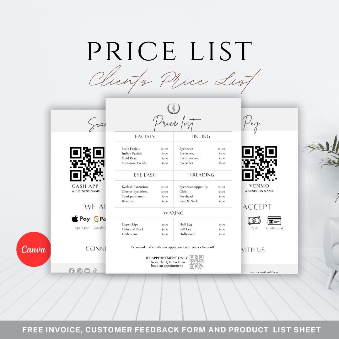 Price List for Laser Hair Removal Price List for Esthetician Beauty ...