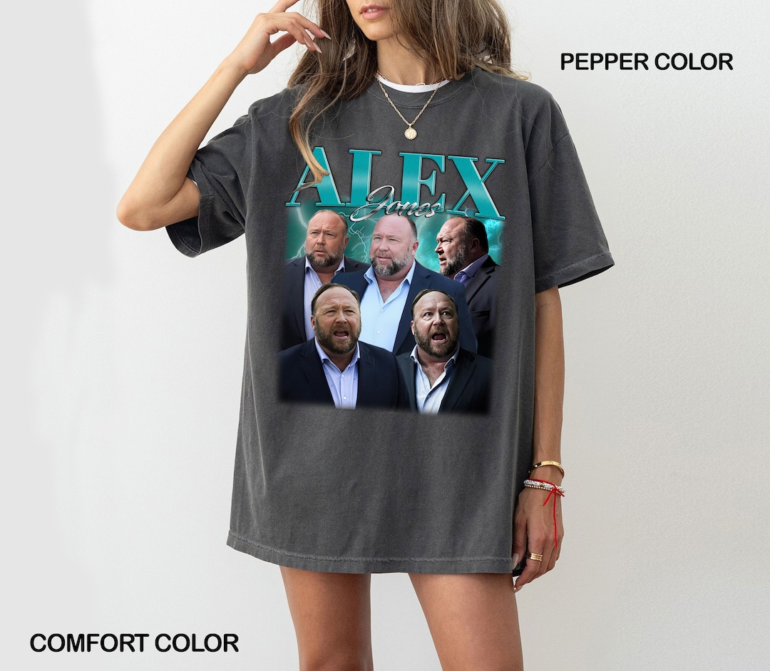 Unisex Alex Jones Vintage T-shirt Retro Alex Jones T-shirt - Etsy