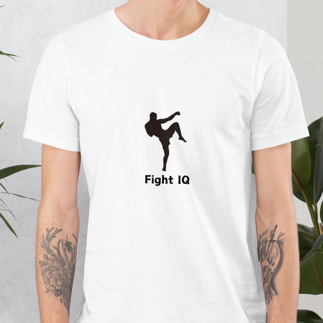Fight IQ! T-shirt: MMA UFC Gift, 100% Cotton - Etsy