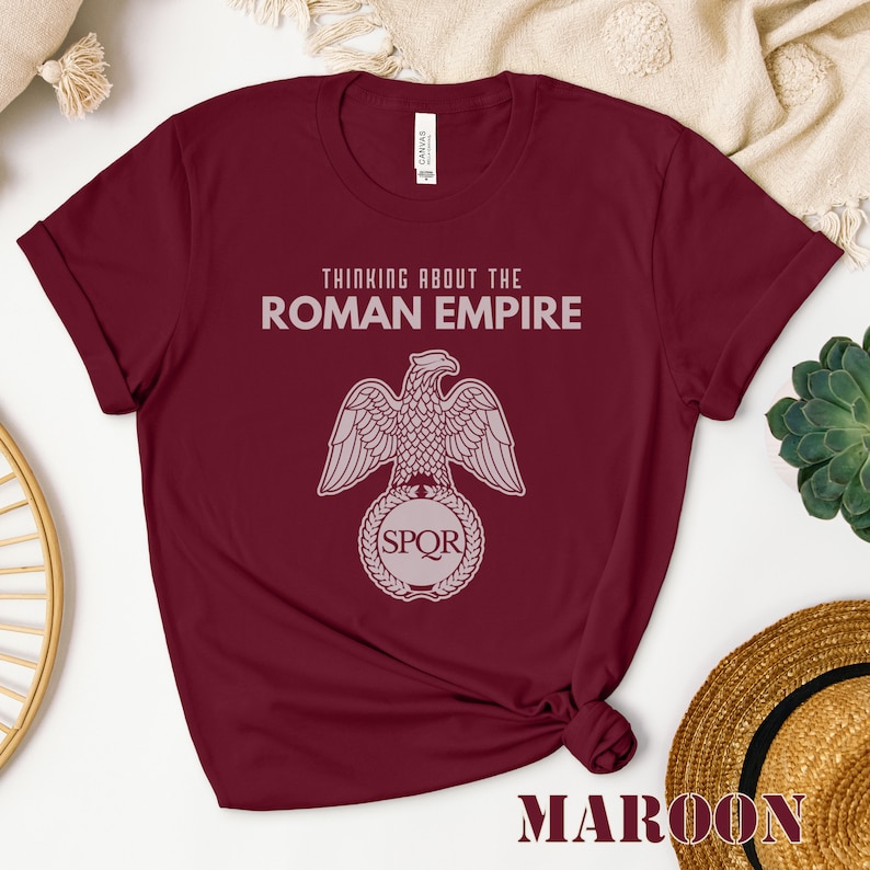 Thinking About the Roman Empire, Roman Empire Shirt, SPQR Shirt, Roman ...