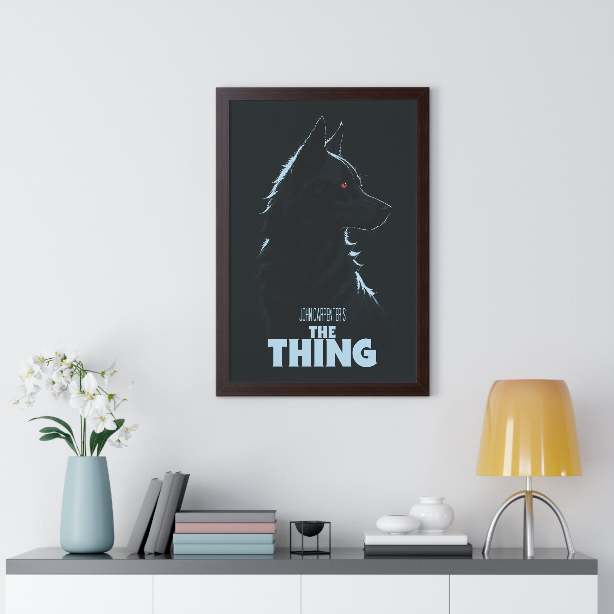The Thing Fan Art Poster, Classic Horror Art Print, John Carpenter Wall ...