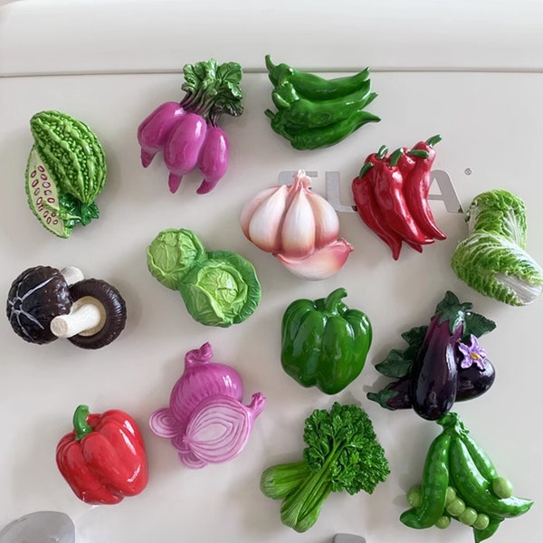 Vegetable Magnet - Etsy