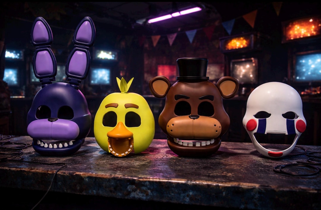 Five Nights at Freddy’s–inspired Mask | Wearable or Display Prop - Etsy