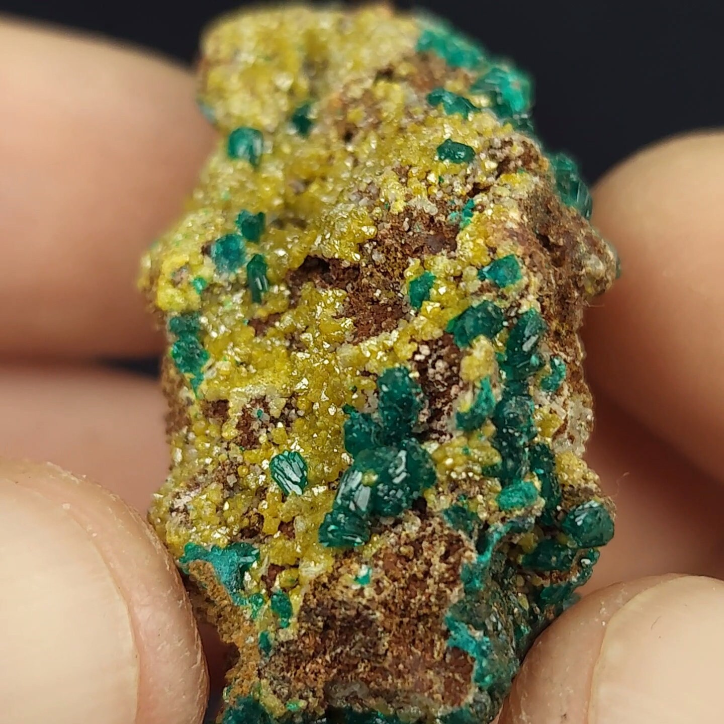 Dioptase With Mimetite From Rep. of Congo 20g - Etsy