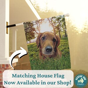 Personalized Dog Garden Flag Using Dog Photo, Custom Pet Loss 12x18 ...
