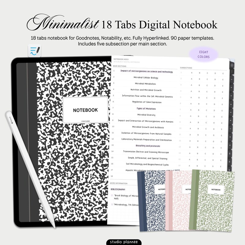 Digital Notebook - Etsy