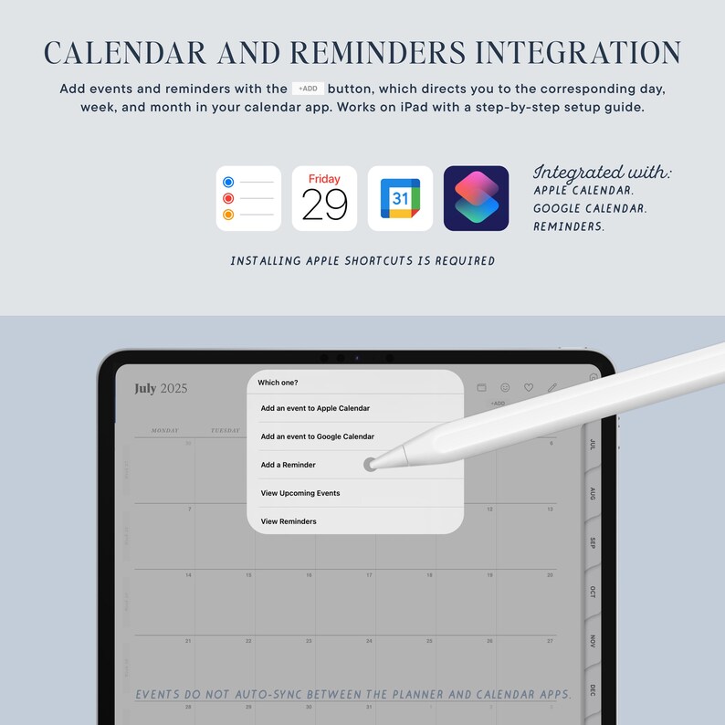 2025-2026 Midyear Digital Planner, Bundle, Free Stickers, Goodnotes ...