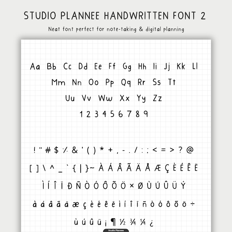 Neat Handwritten Font, Neat Handwriting, Handwriting Font, Cute ...