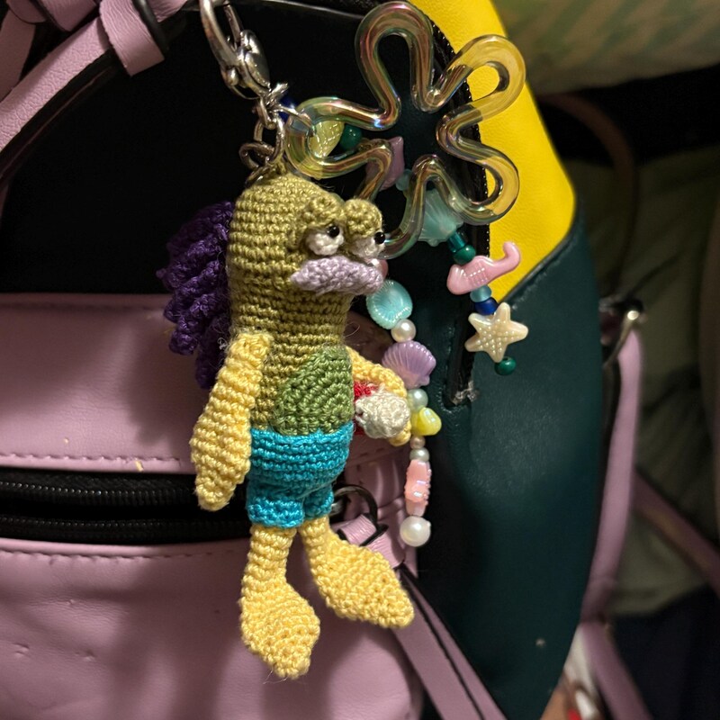 Spongebob Keychain - Etsy
