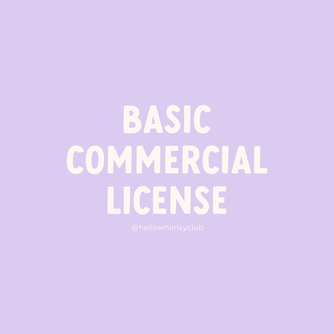 Basic Commercial License for PNG + SVG | One User | One License per ...