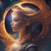 Stardust Serenade - Celestial Girl Digital Art - Etsy