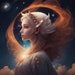 Stardust Serenade - Celestial Girl Digital Art - Etsy
