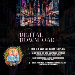 New York Themed Birthday Invitation Digital Birthday Trip Party ...