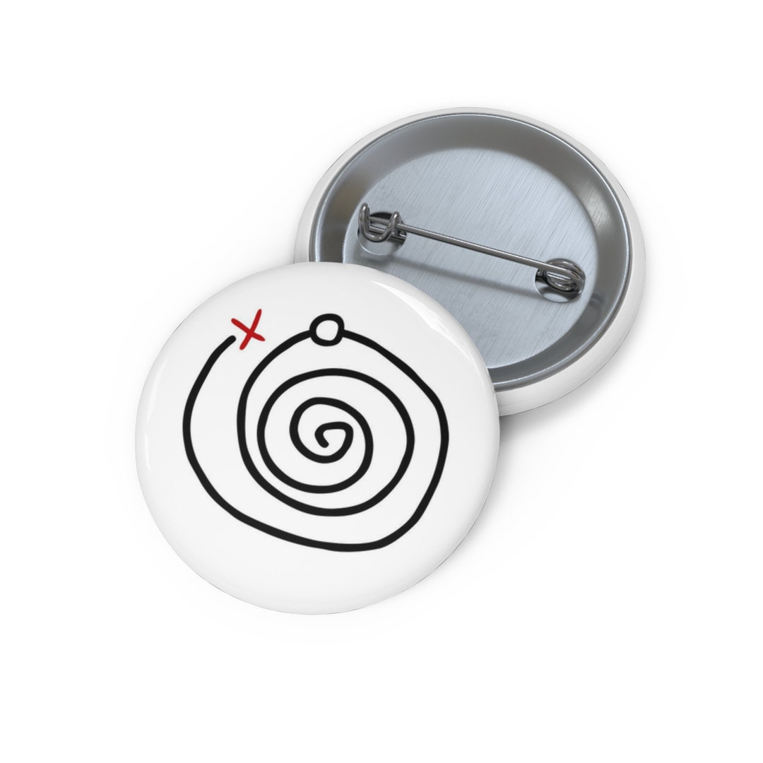 Life is Strange Rewind Spiral Symbol Pin Buttons - Etsy