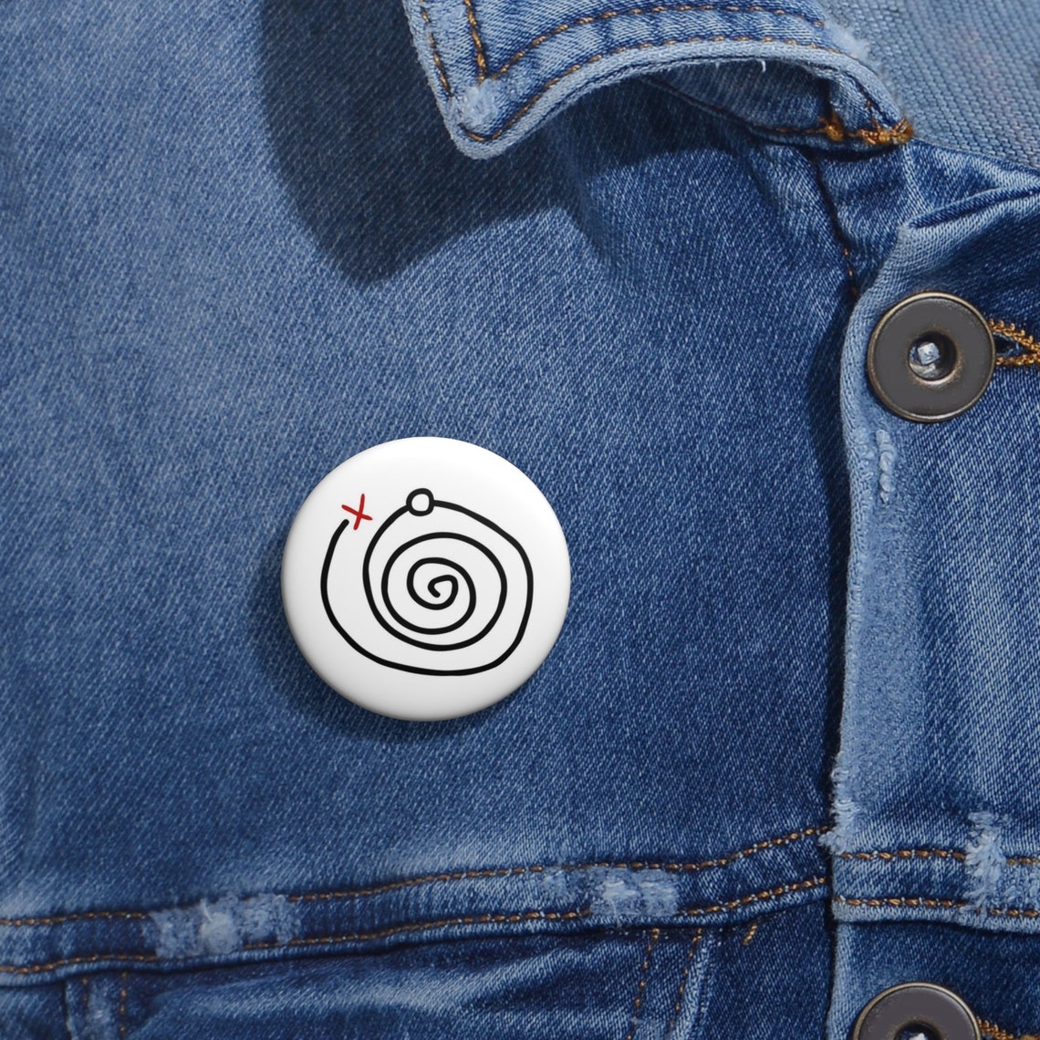 Life is Strange Rewind Spiral Symbol Pin Buttons - Etsy