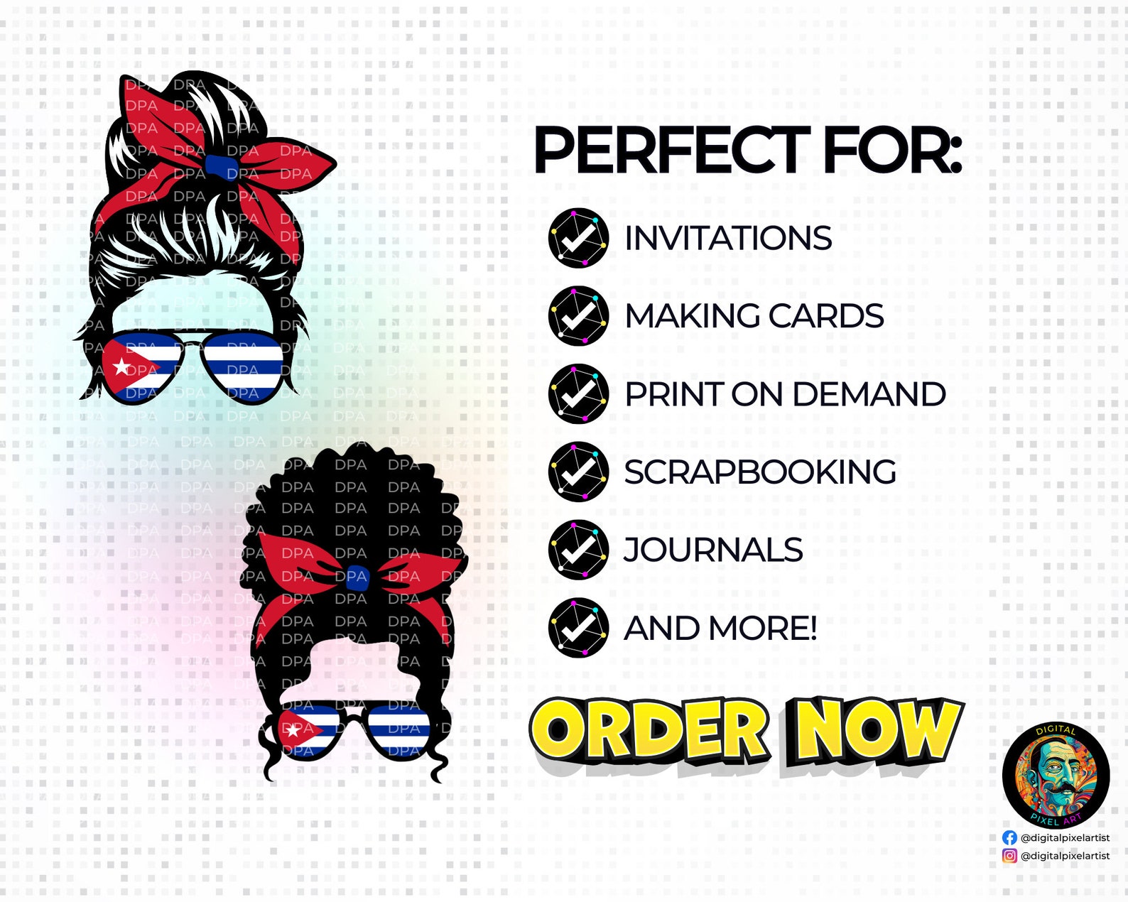 Cuban Messy Bun SVG PNG | Cuba | Cuba Flag | Cuban Flag | Latina ...