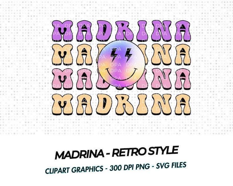 Retro Madrina Latina Svg Png Latina Vintage Svg Png Latina Pride Png ...
