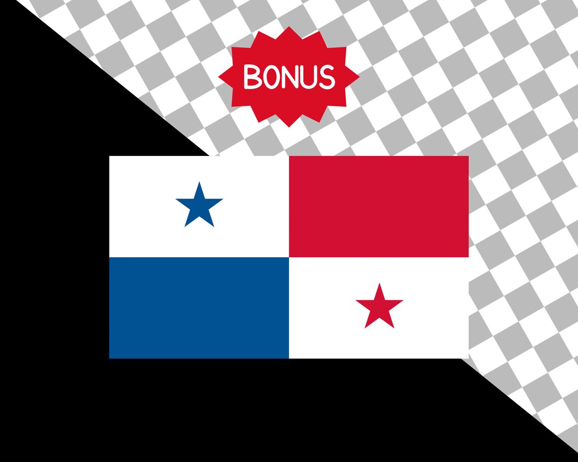 Panama Messy Bun SVG PNG | Panamanian Flag | Cricut | Sublimation ...