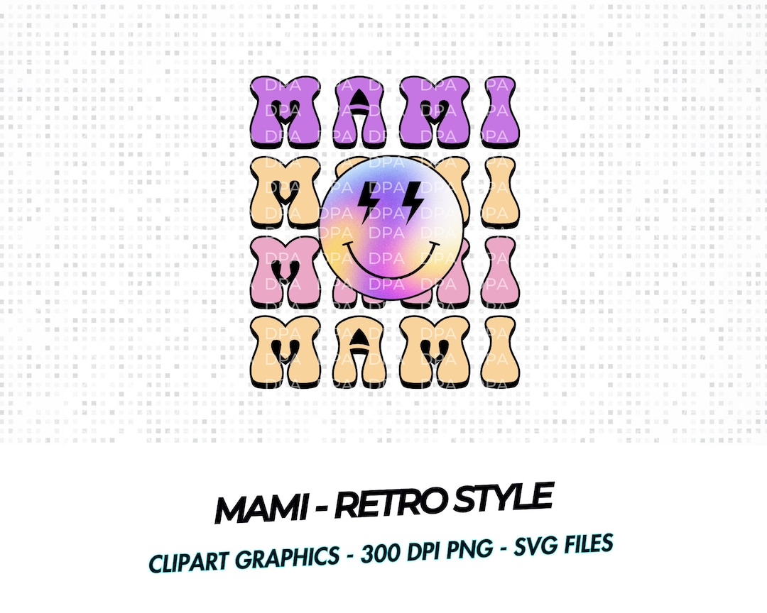 Retro Mami SVG PNG | Retro Svg | Mami Svg Mami Png | Boricua Svg Puerto ...