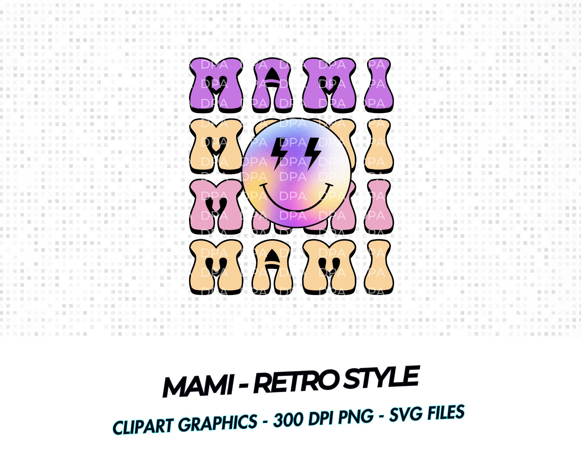 Retro Mami SVG PNG | Retro Svg | Mami Svg Mami Png | Boricua Svg Puerto ...